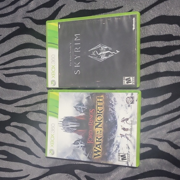 Microsoft | Video Games & Consoles | 2 Xbox 36 Video Games Lot Skyrim ...